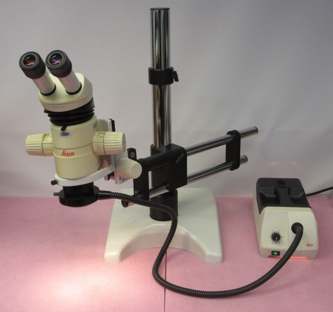 Leica MZ12.5 Stereo Microscope 10x Magnification Plan 1.0x with CLS 10 ...