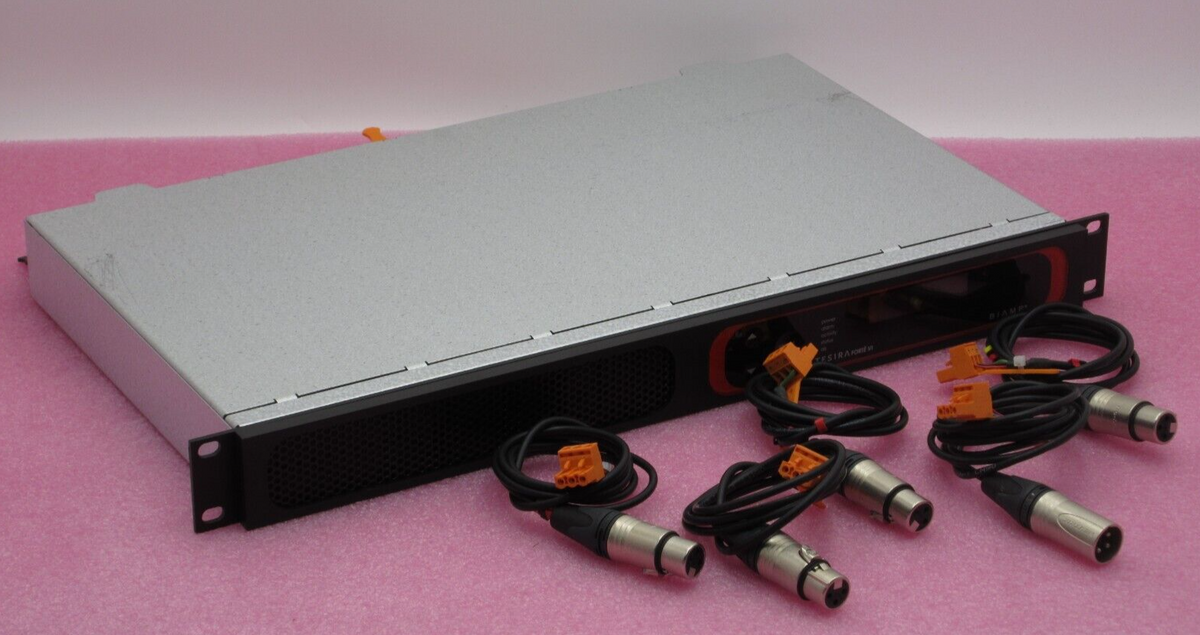 BiAMP Tesira Forte VI Digital Audio Server 12x Input AEC 8x Output USB ...