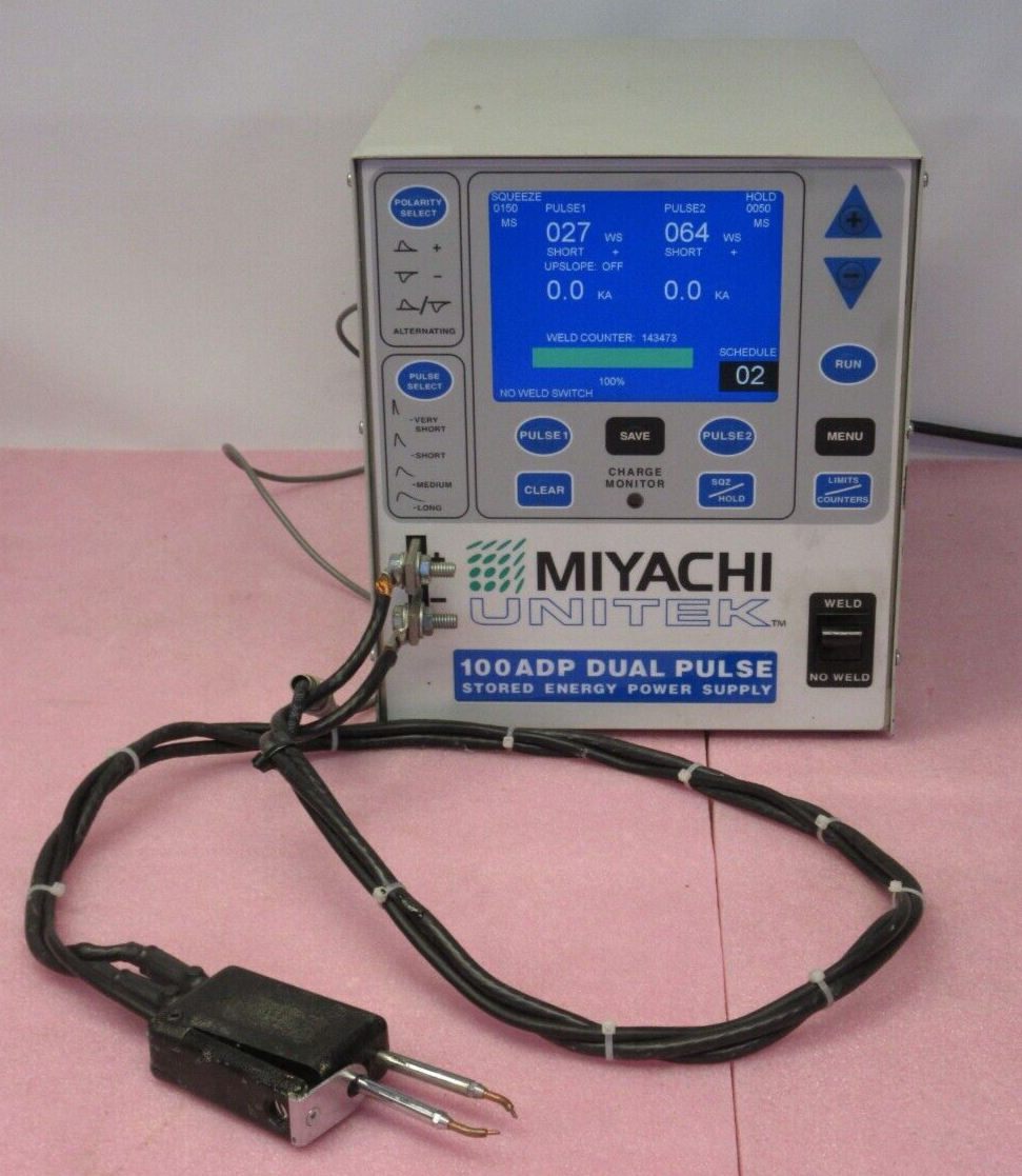 Miyachi Unitek 100ADP 115/230 Advanced Dual Pulse Capacitive Discharge ...