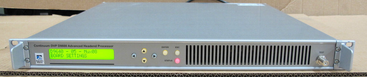 Scientific Atlanta Continuum DVP D9600 Model D9640 Advanced RF Transmo ...