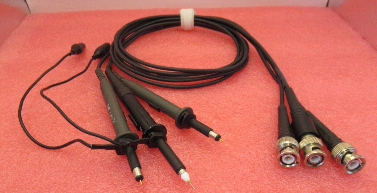 3 x Oscilloscope CAT Test Meter Passive Probes Crocodile Clip Connecto ...