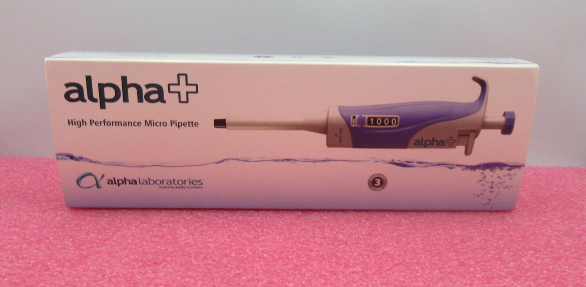 New Alpha+ APV100000 Pipette Manual Single Channel 1000-10000√∞l Varia ...